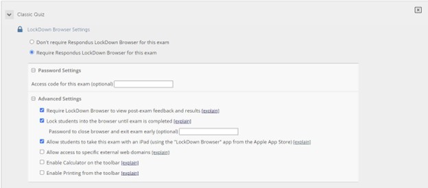 Respondus Lockdown Browser And Monitor Canvas Resources Csusb